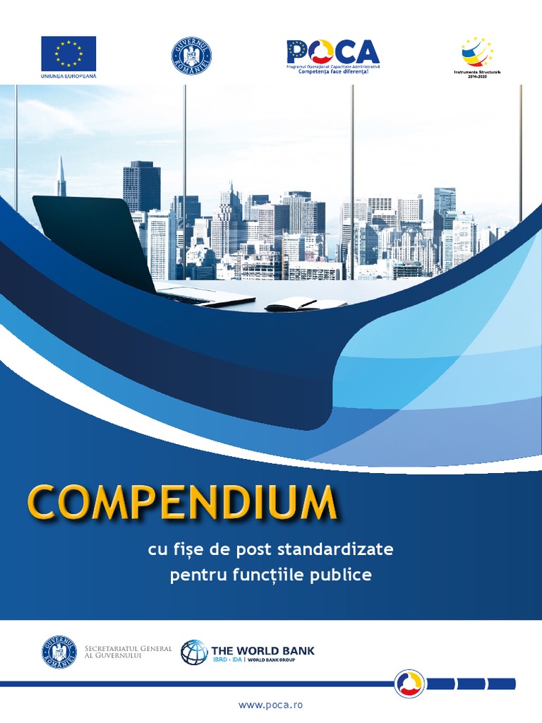 Compendium Fise de Post Standardizate | PDF