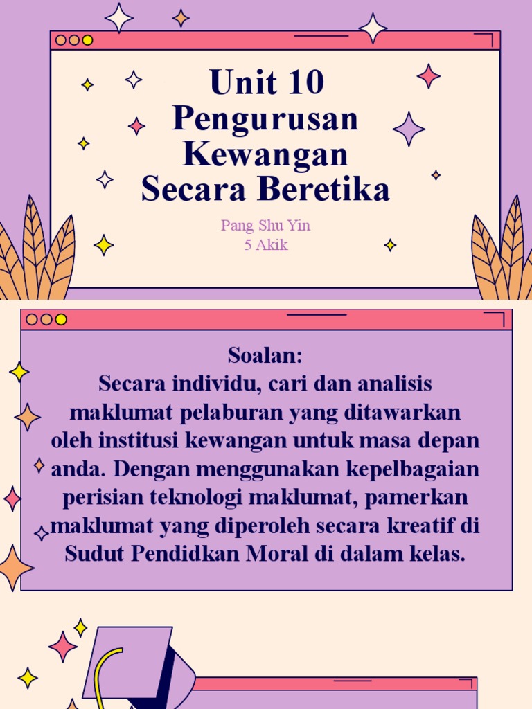 Pang Shu Yin 5 Akik Moral Unit 10 | PDF