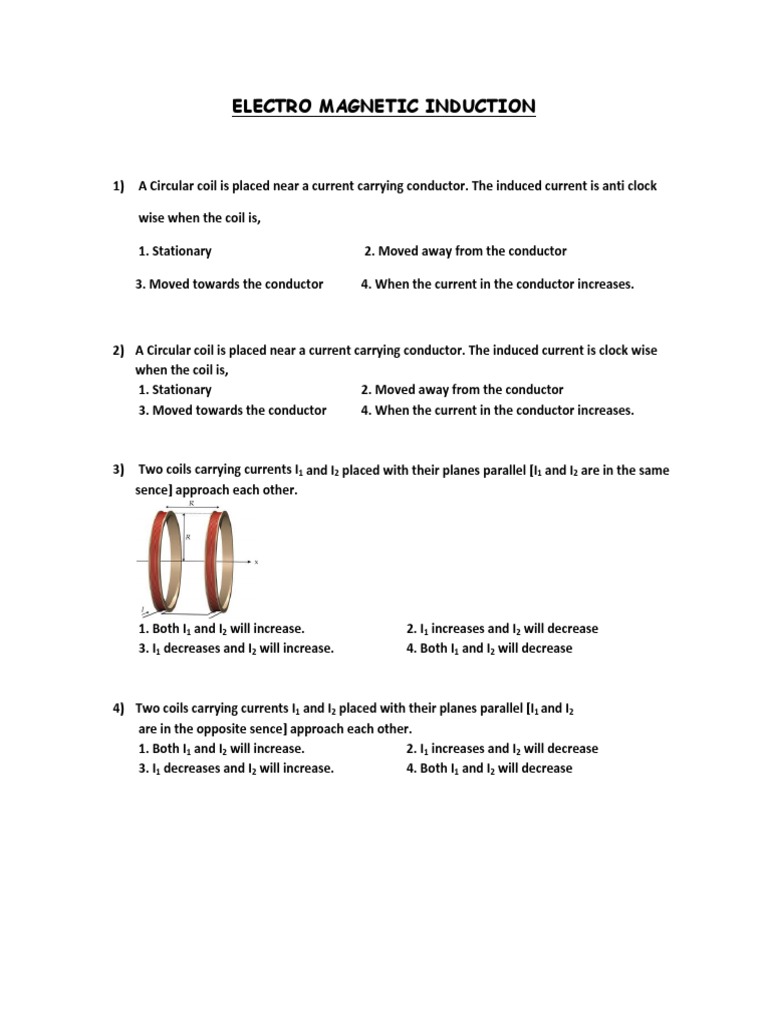 E6 Questions-2 | PDF | Inductance | Inductor