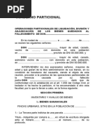 El Cuaderno Particional | PDF | Voluntad y testamento | Herencia
