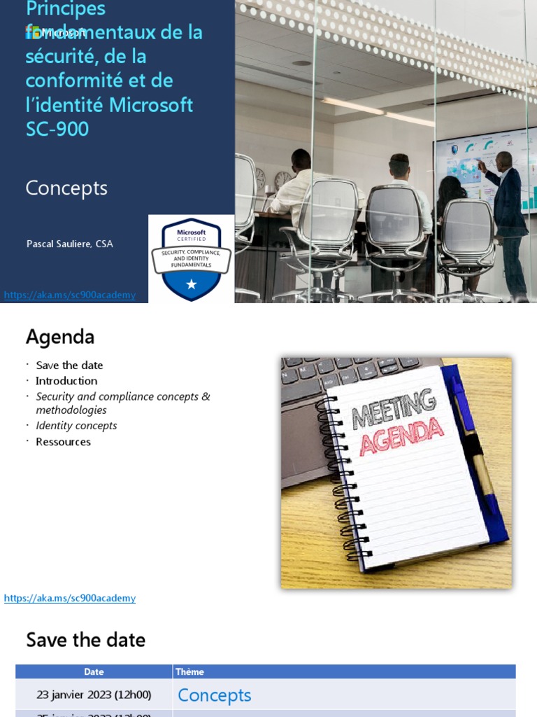 SC900 - 01 - Concepts | PDF | Télécommunications | Logiciel