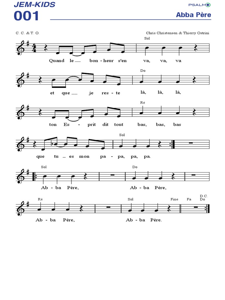 Abba Père | PDF