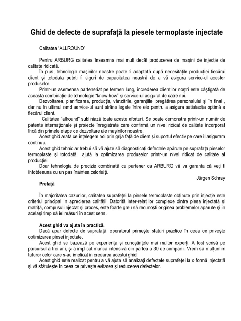 Defecte de Suprafata | PDF