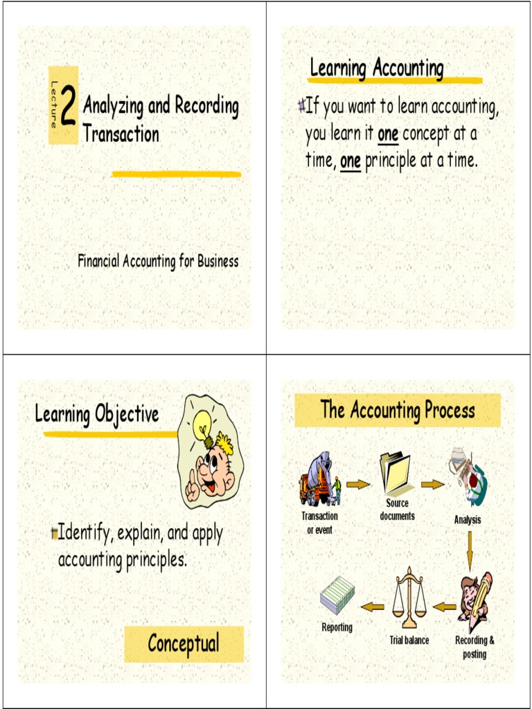 Analyzing and Recording Transaction | PDF | Debits And Credits | Equity (Finance)