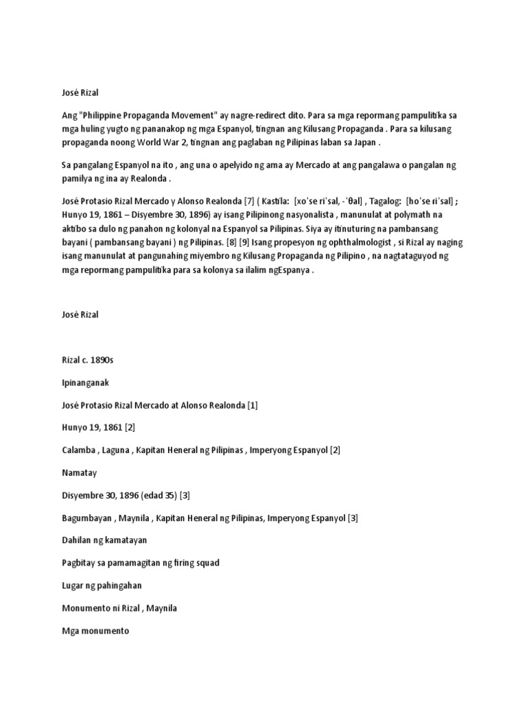 José Rizal-WPS Office | PDF