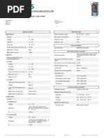 Water Column To PSI Conversion Chart | PDF | Pressure | Inch