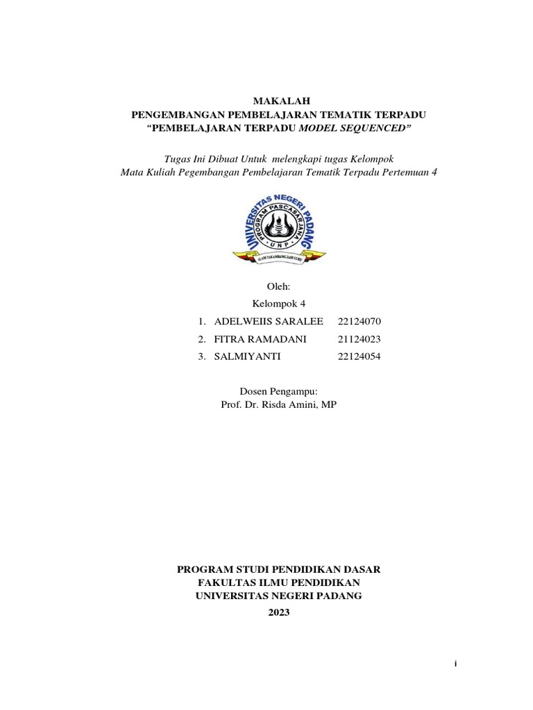 Makalah PPTT Kelompok 4 | PDF