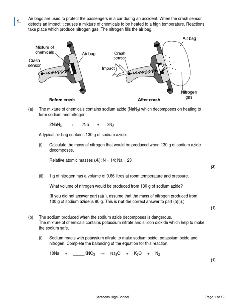 GCSE Chemistry Titrations Questions With Answers | PDF | Chemistry ...
