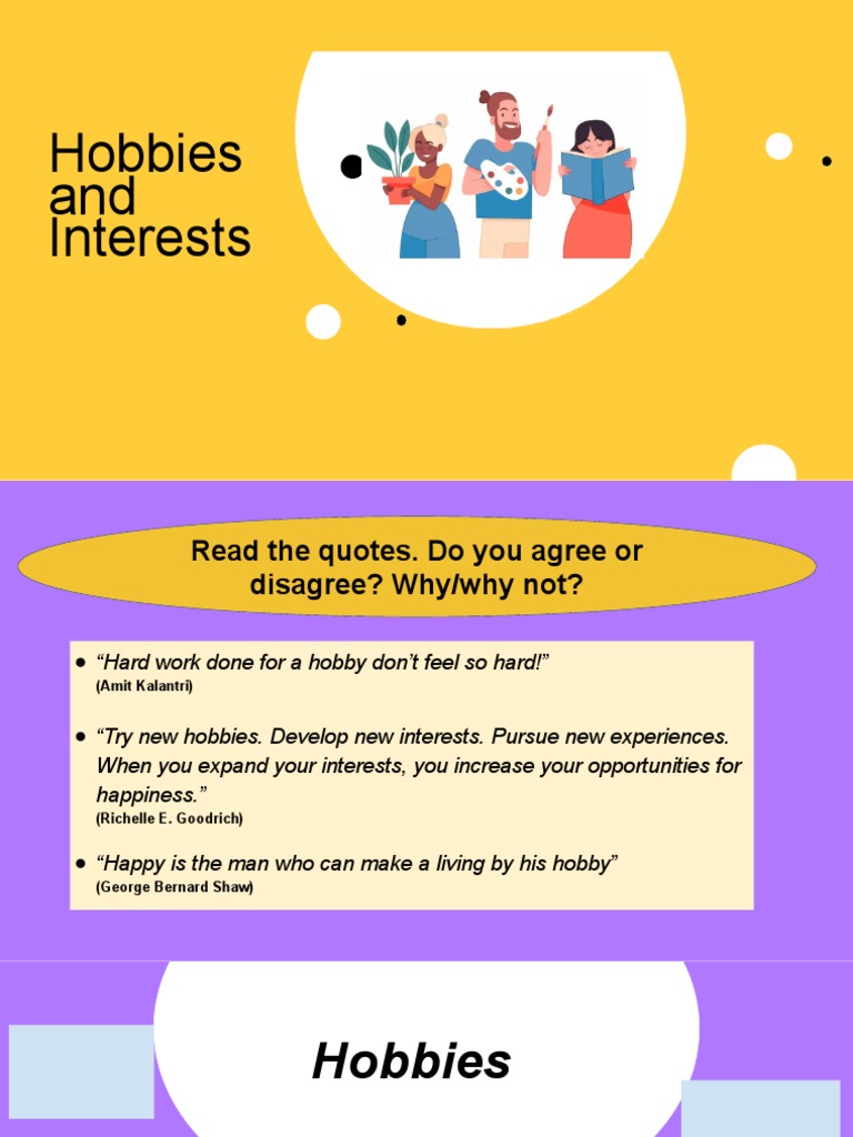 Exploring Hobbies for Happiness | PDF