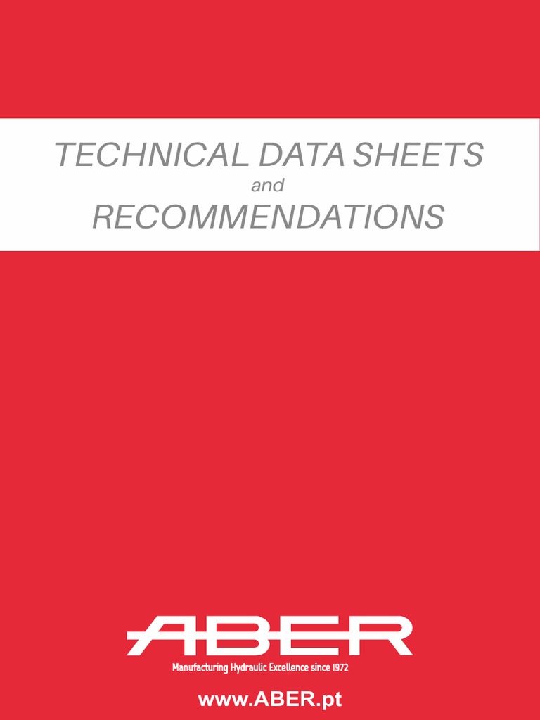 Technical Data Sheets Recommendations: WWW - ABER.pt | Download Free ...