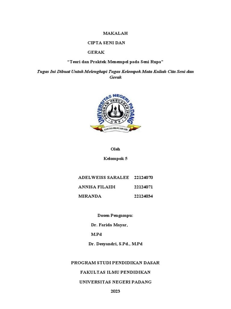 Makalah Menempel | PDF