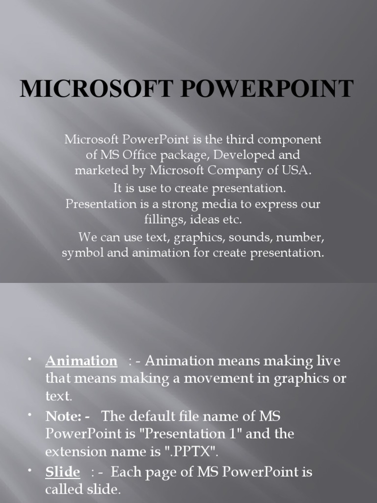 Microsoft Powerpoint | PDF | Microsoft Power Point | Software Engineering