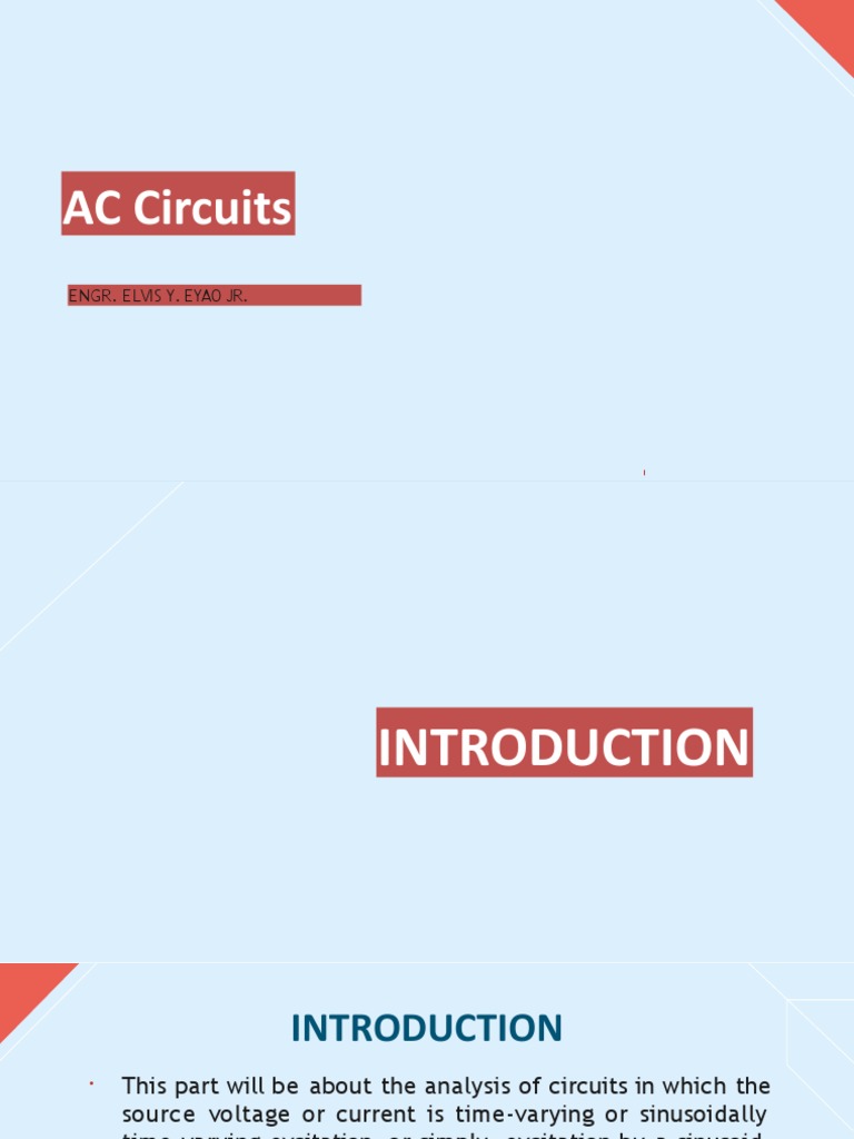 Alternating Current Circuits | PDF | Electrical Impedance | Electrical Network