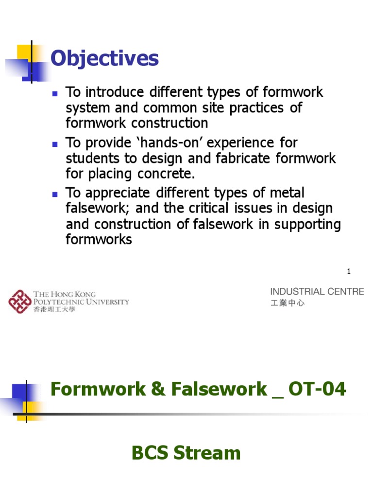 04 - Formwork & Falsework Practice - OT - Reading | PDF | Building ...