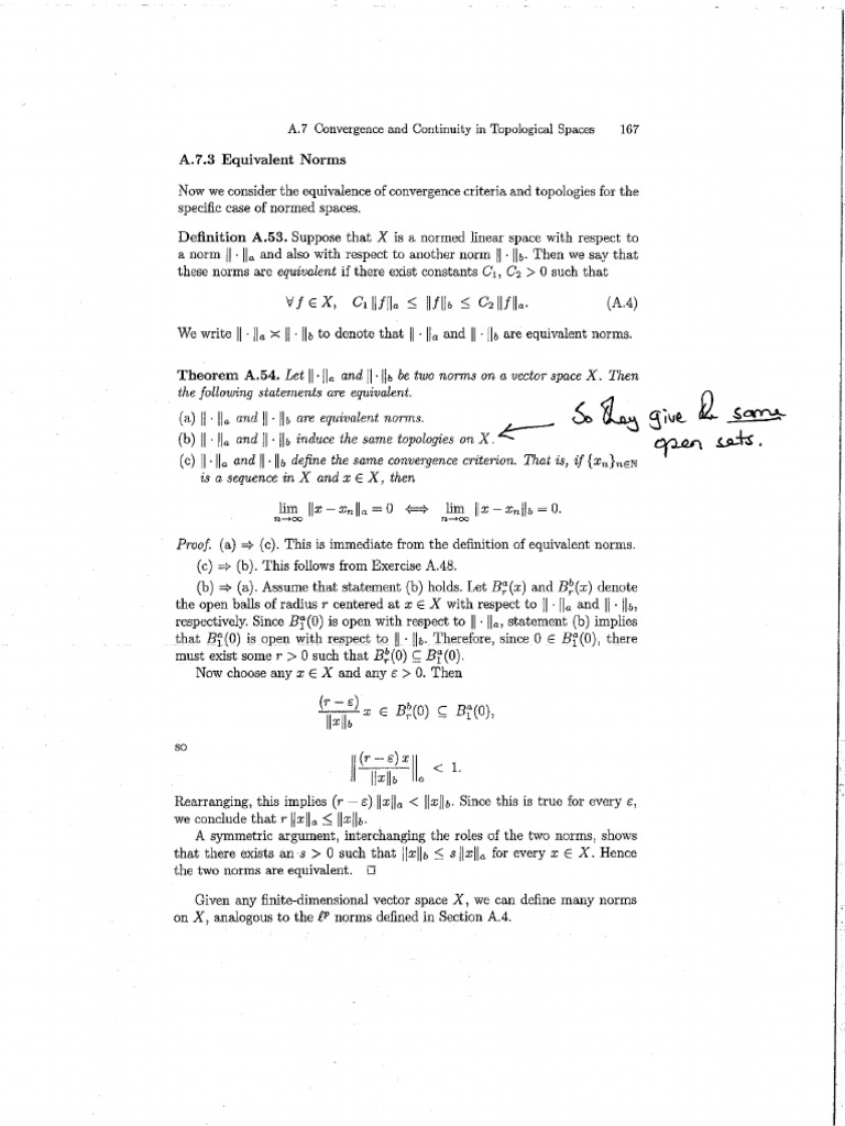 Equivalent Norms | PDF