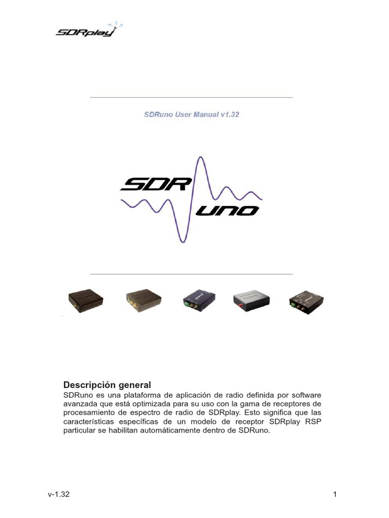 SDR Uno | PDF | Modulación de frecuencia | Archivo de computadora