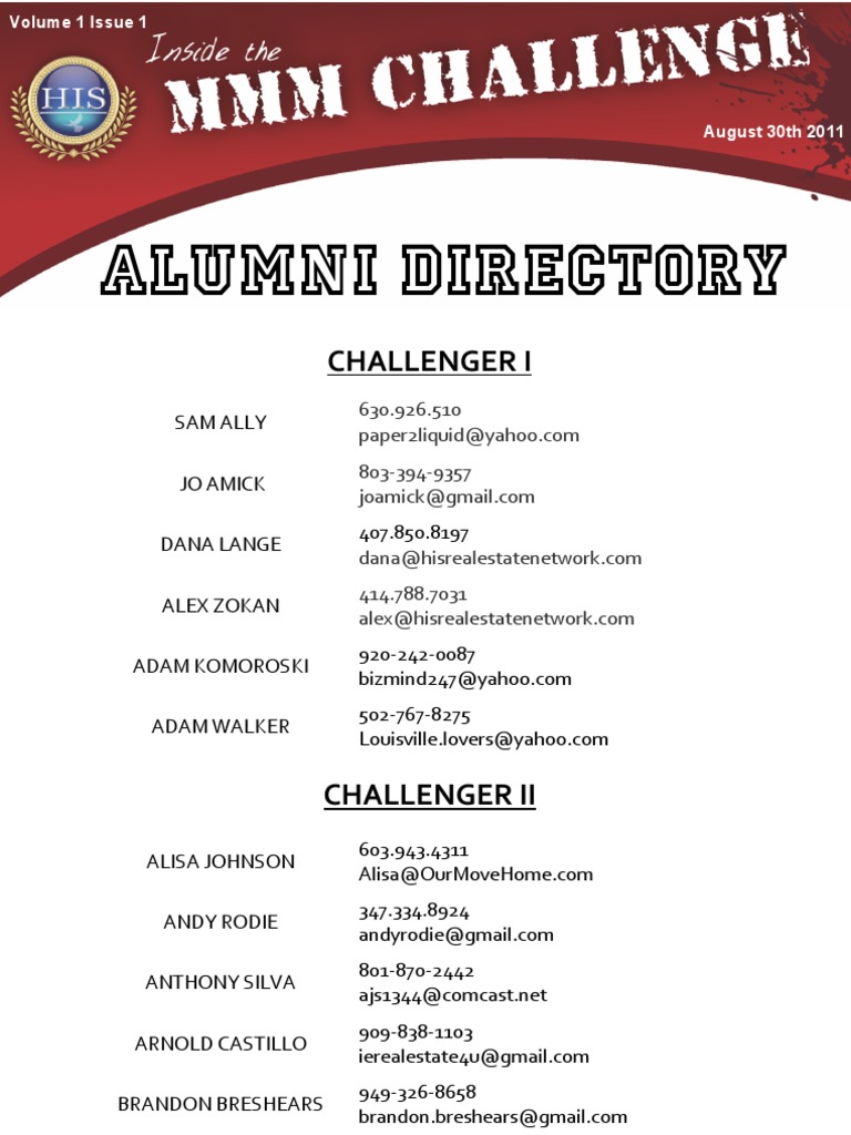 Alumni Directory | PDF