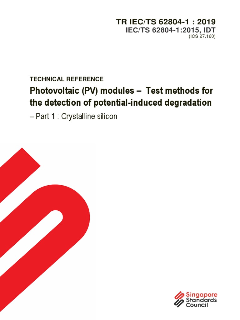 TR IEC TS 62804-1-2019.preview | PDF | Photovoltaics | Solar Panel