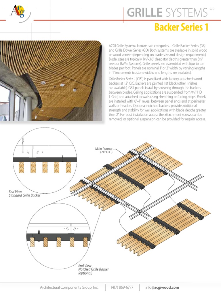 Backer Series 1: Architectural Components Group, Inc. (417) 869-6777 ...