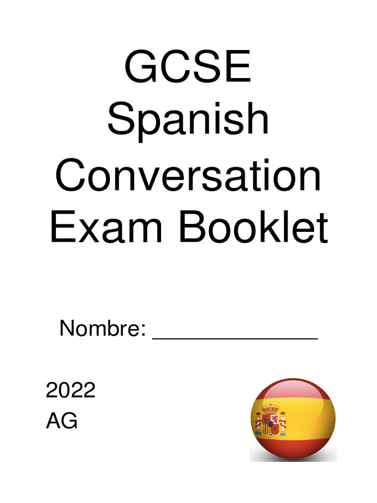 GCSE Spanish Conversation Booklet 2022 | PDF | Té