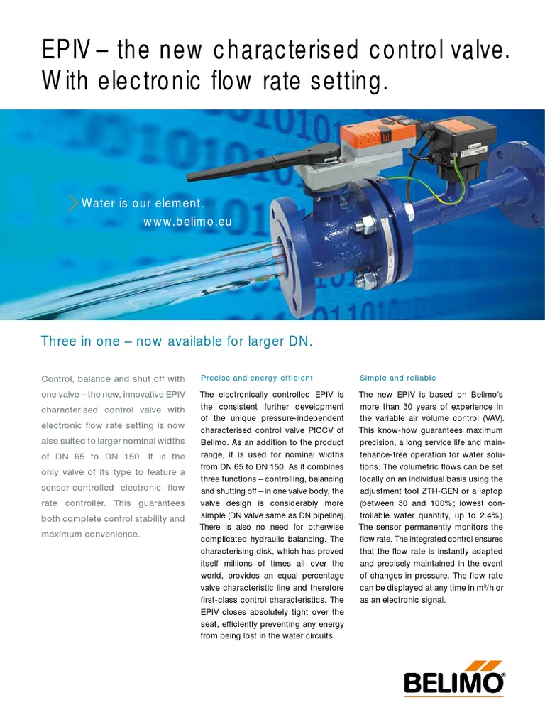EPIV Valves | PDF | Valve | Electrical Engineering