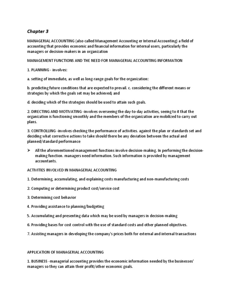 Mas Notes 2 | Download Free PDF | Lean Manufacturing | Accounting