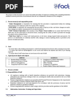 Safe Work Instructions Template | PDF | Occupational Safety And Health ...
