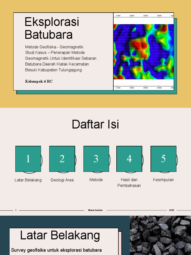 Eksplorasi Batubara Geomagnetik Klatak | PDF