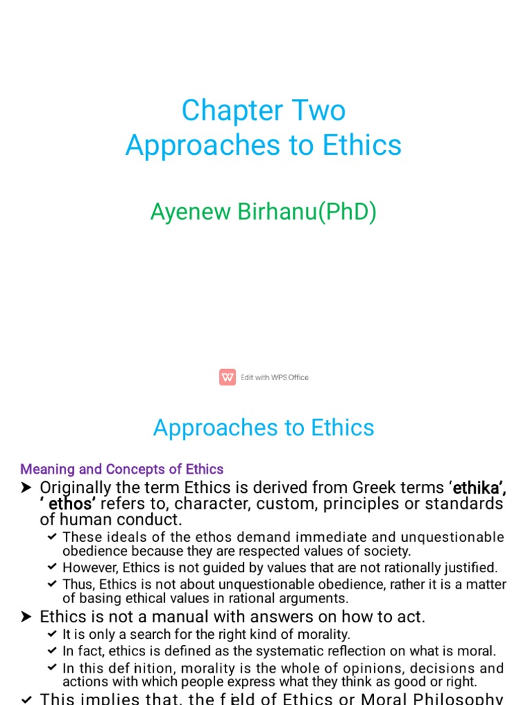 Understanding Normative Ethics | PDF