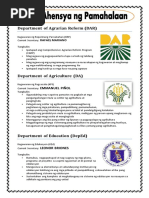 Mga Ahensya NG Pamahalaan | PDF