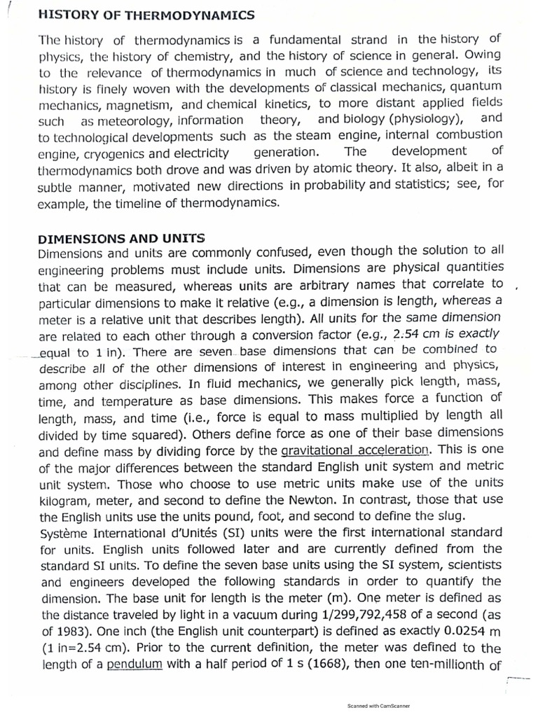 History of Thermodynamics | PDF