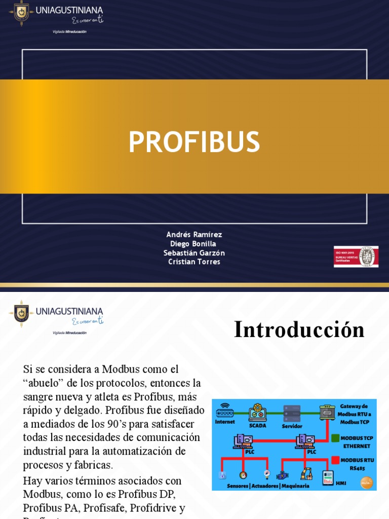 Presentación PROFIBUS (1) | PDF | Topología de la red | Automatización