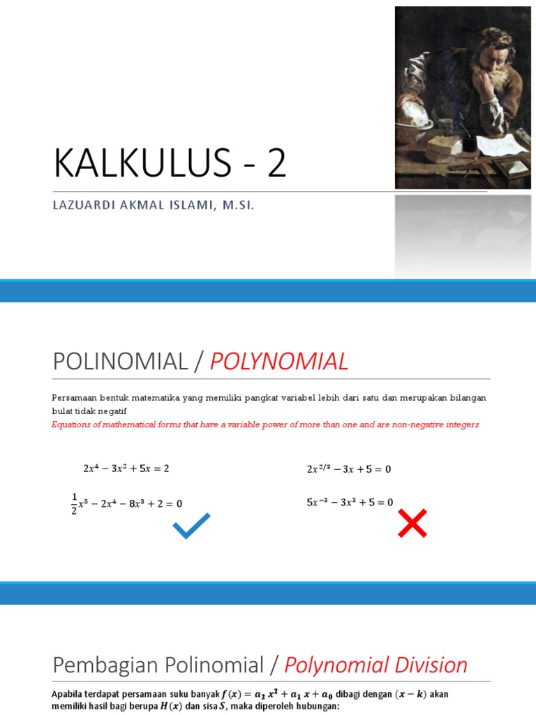 Kalkulus - 2 | Download Free PDF | Polynomial | Quadratic Equation
