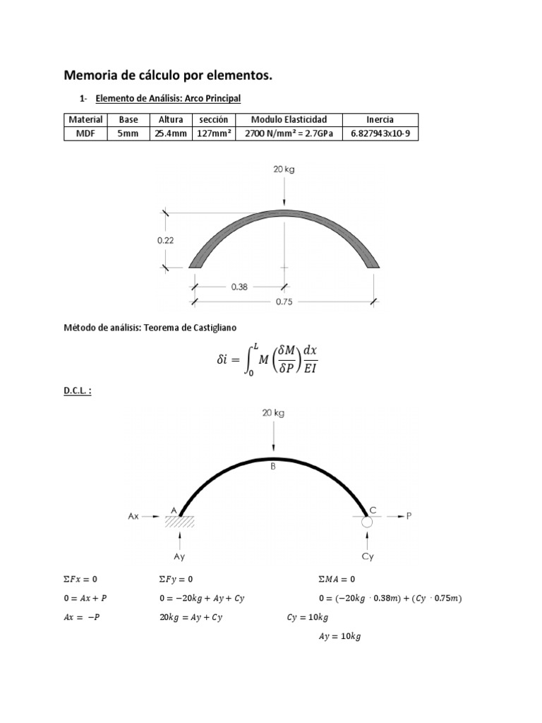 Memoria de cálculo Proyecto Puente | PDF | Viga (Estructura) | Mecánica ...