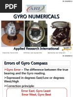 Gyro Error Calculator | PDF