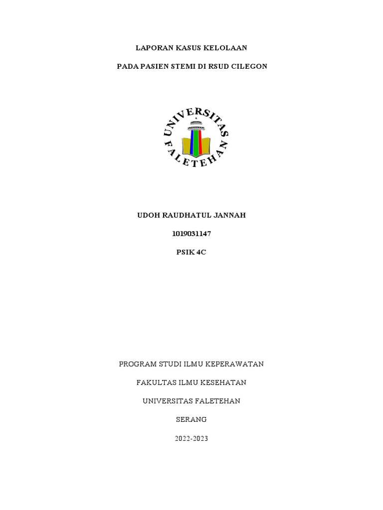 LK Stemi PBL Kritis Udoh Raudhatul Jannah | PDF