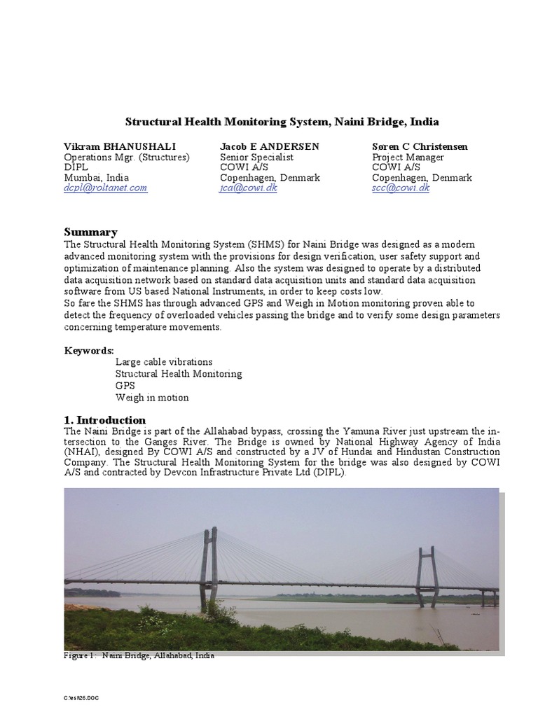 Naini | PDF | Bridge | Global Positioning System