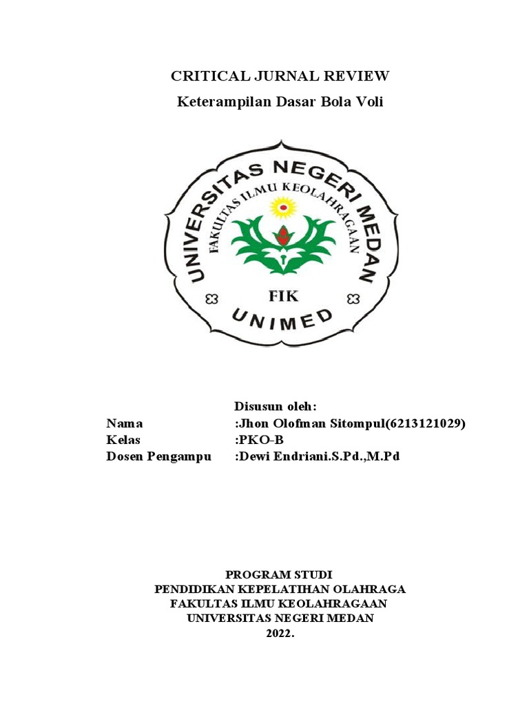 CJR Voli Jhon Olofman Sitompul | PDF