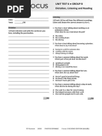 Focus 2 Workbook Answer Key | PDF