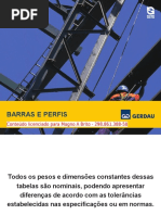 Tabela de Conversão de Polegadas para Milímetros e Centímetros | PDF