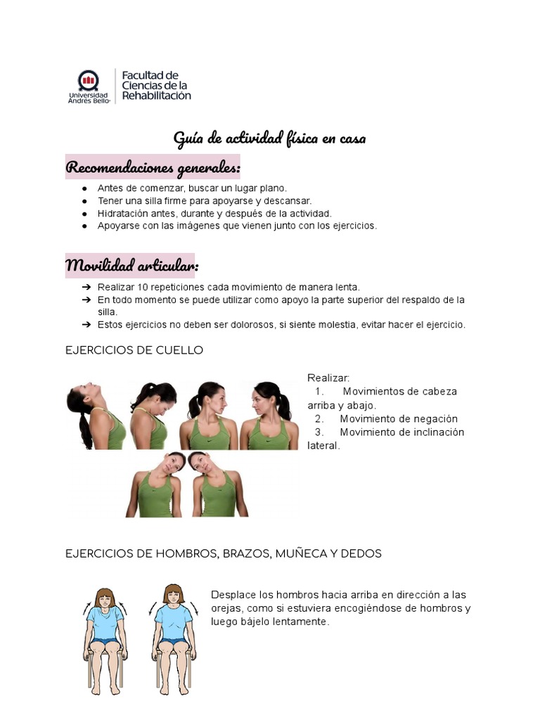 Guia de Ejercicios | PDF | Mano | Codo