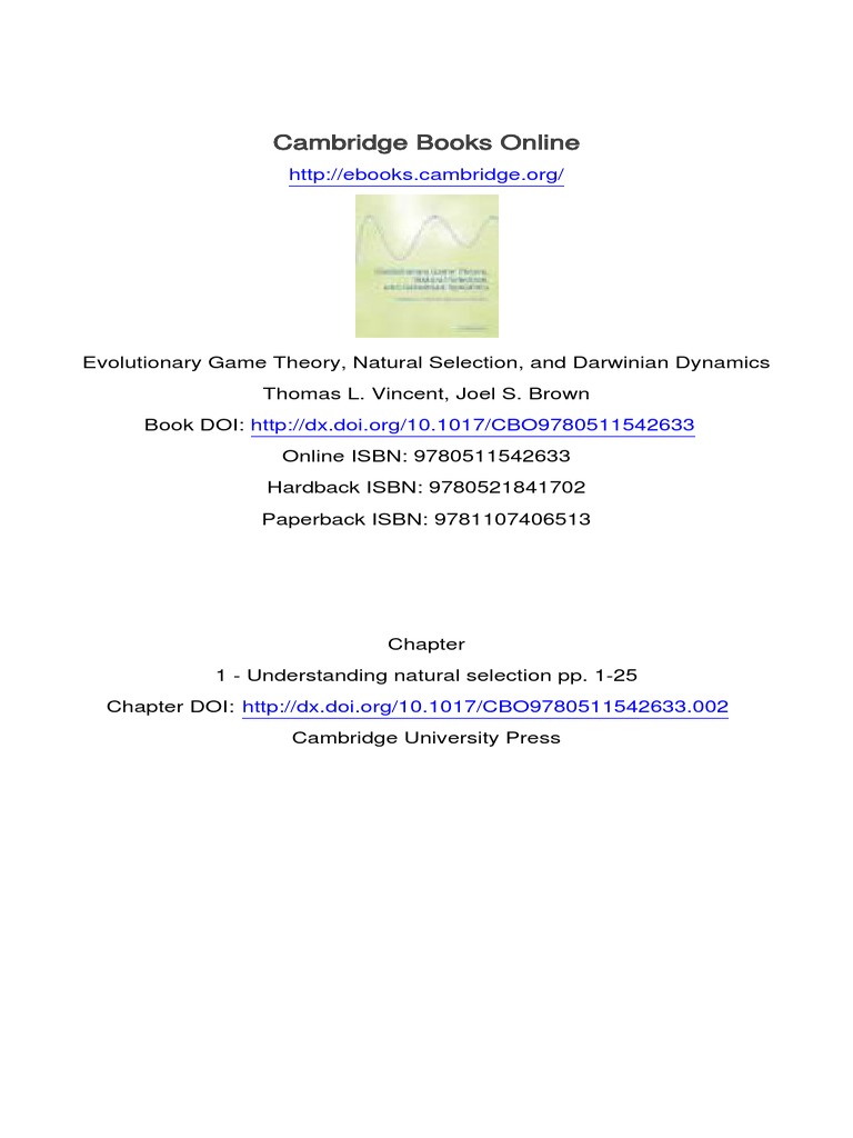 01 Understanding Natural Selection | PDF | Natural Selection | Evolution