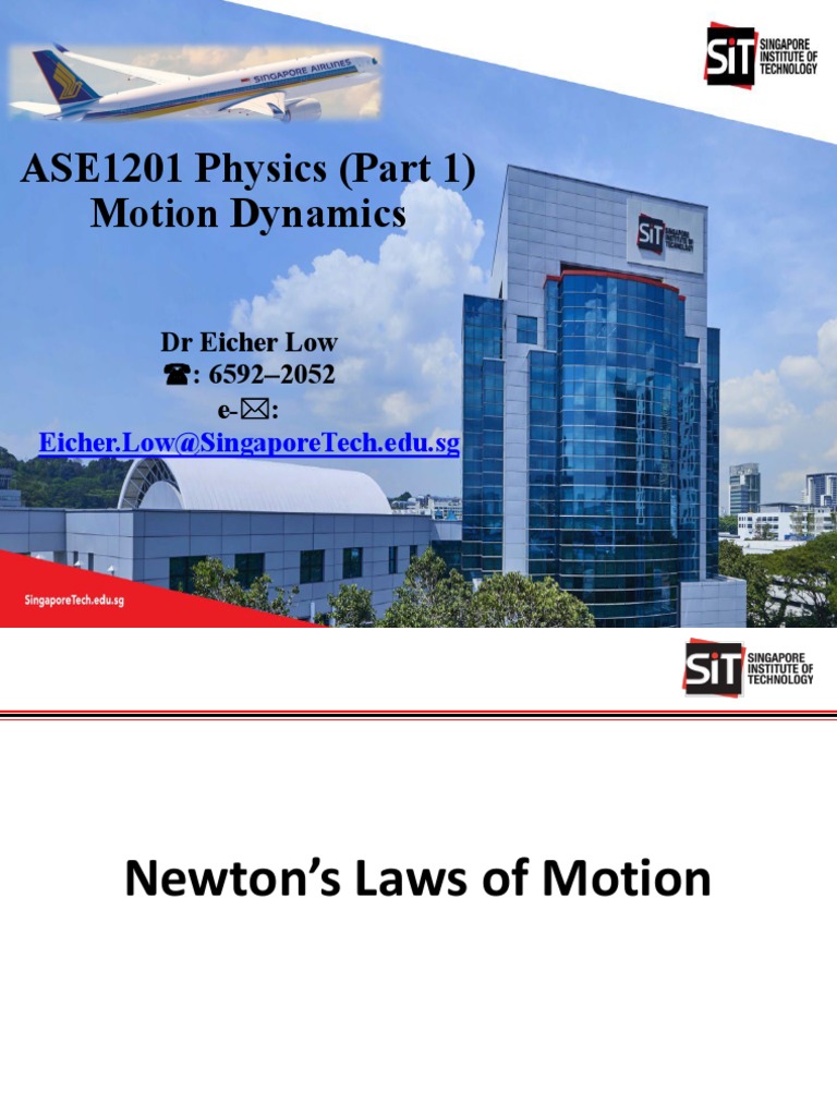 Lecture 5 Newton's Laws of Motion | PDF | Force | Weight