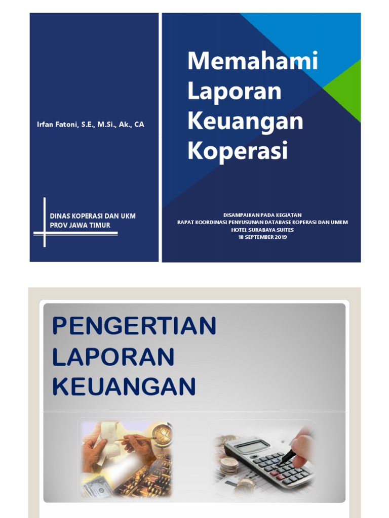 5 - 22 - 78 - 251 - Materi Pak Irfan Memahami Neraca Lap Keuangan Koperasi | PDF
