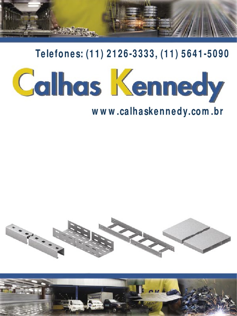 Catálogo de Calhas e Perfilados Kennedy | PDF | Parafuso | ISO 9000