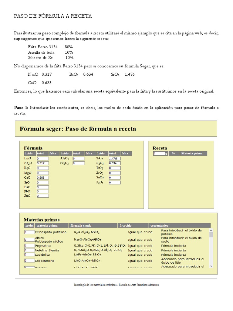 Paso de Fórmula A Receta | PDF | Sustancias químicas | Ciencias fisicas