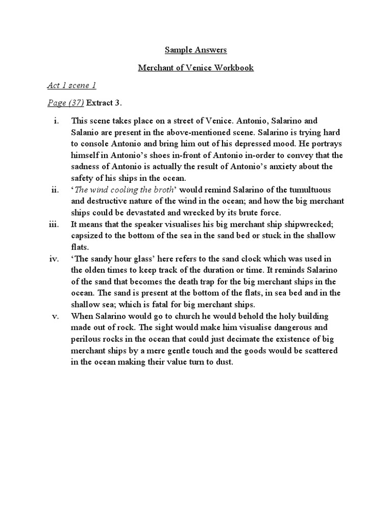 Act 1 Scene 1 Page (37) Extract 3 | PDF