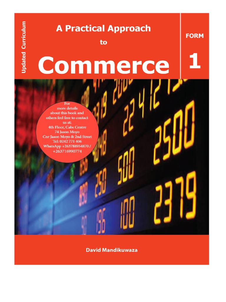 A Practical Approach To Commerce Form 1 | PDF