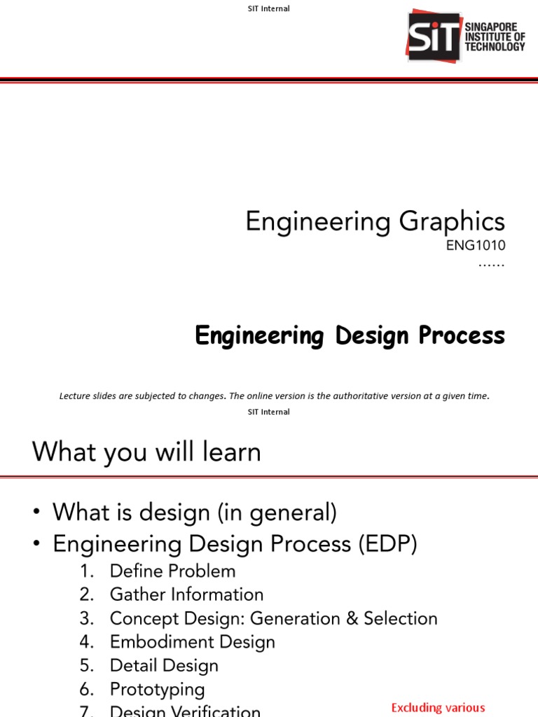 1final Overview Of Engineering Design Process Pdf Engineering