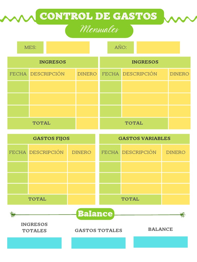 Control de Gastos | PDF